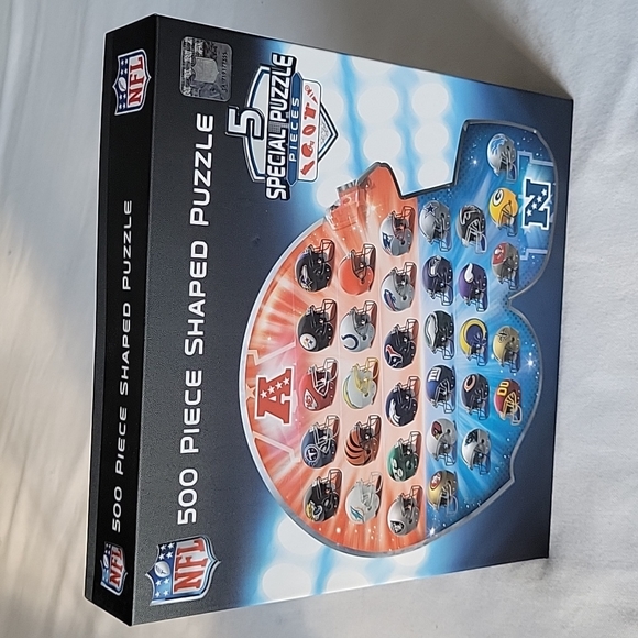 NFL | Toys | Nfl Football Helmet Shaped Puzzle 50 Pieces Iii | Poshmark